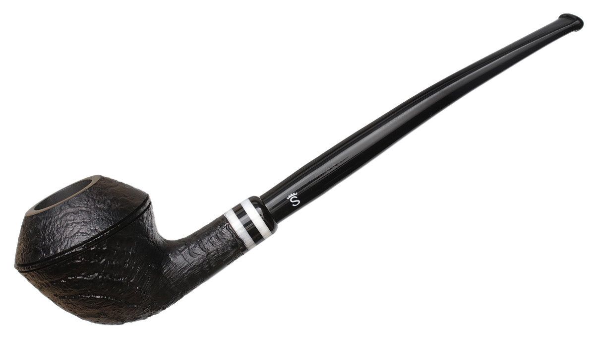 Danish Estates Stanwell Black and White (406) (with Extra Stem) (post ...