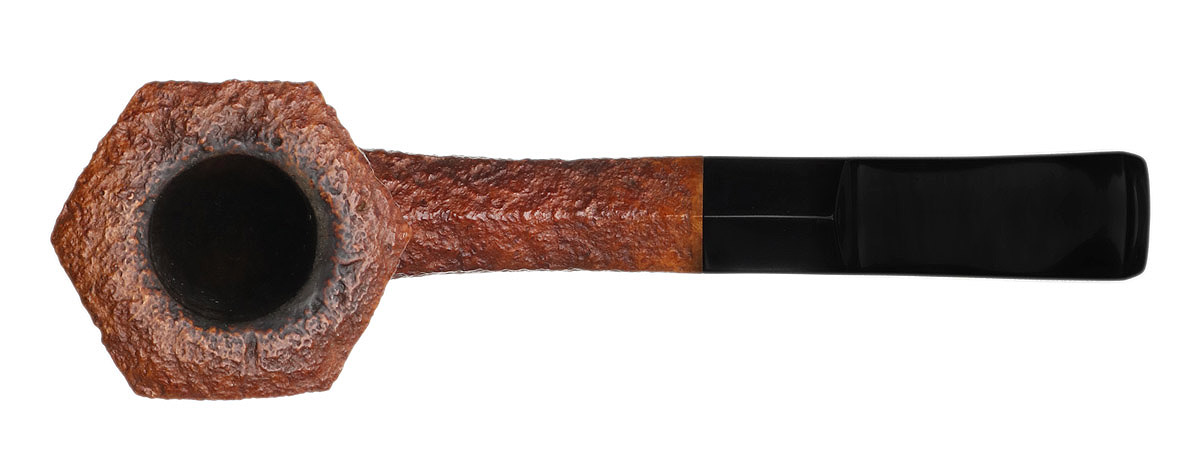 Danish Estates: Poul Ilsted Sandblasted Paneled Bent Dublin Tobacco Pipe