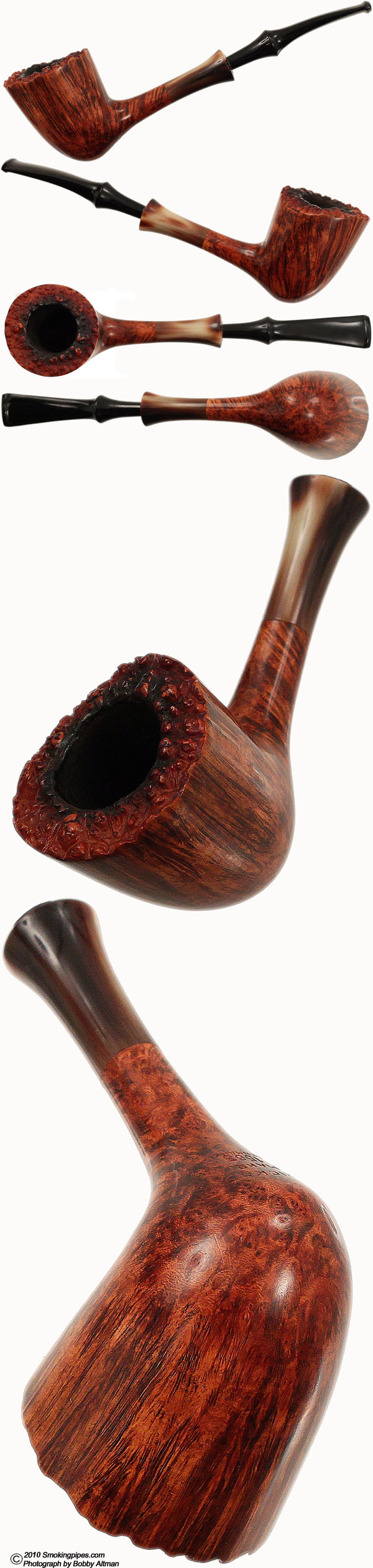 Danish Estate Jorn Micke Smooth Dublin with Plateau and Horn Ferrule (1963)