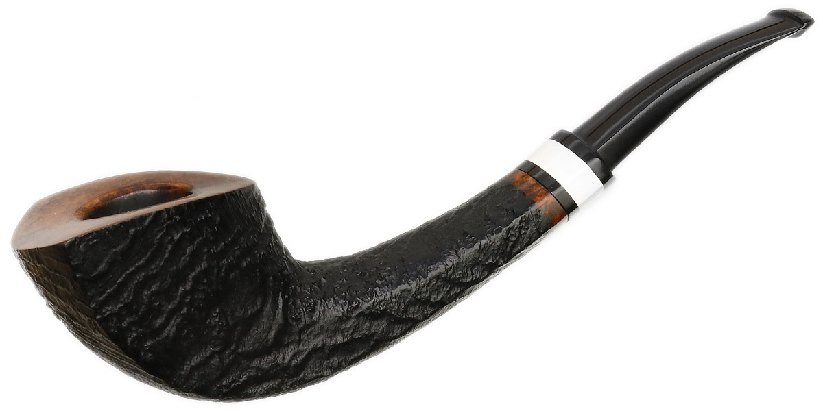 Danish Estates: Svend Hangaard Sandblasted Horn Tobacco Pipe
