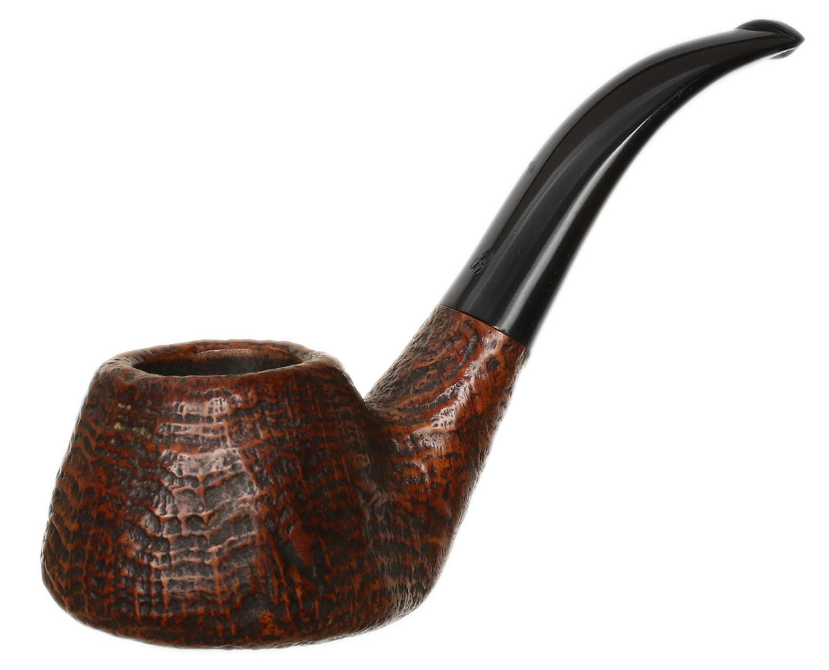 Danish Estate Scandia Sandblasted Bent Pot (737) (by Stanwell)