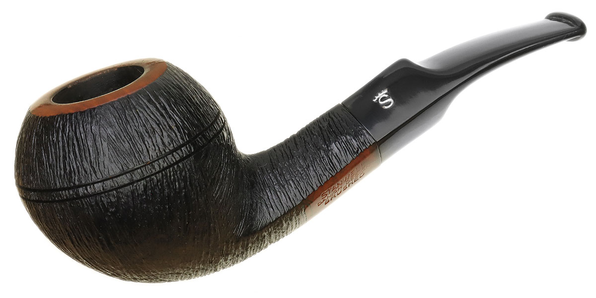 Danish Estate Stanwell Brushed Bent Bulldog
