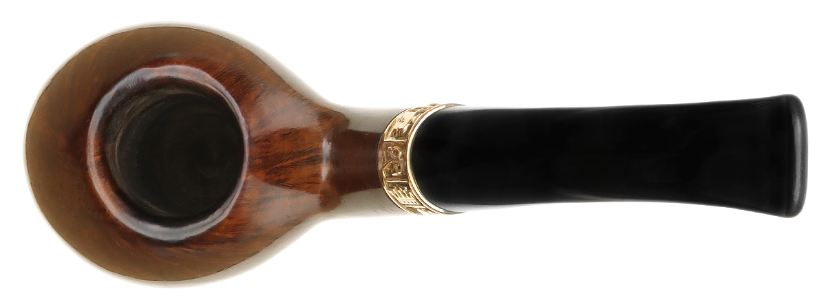 Danish Estate B. Barling & Sons Smooth Bent Egg with 14K Gold (1970s)