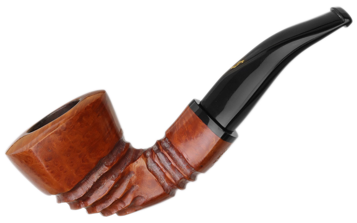 Danish Estate Nording Hunting Pipe Partially Rusticated White Mountain ...
