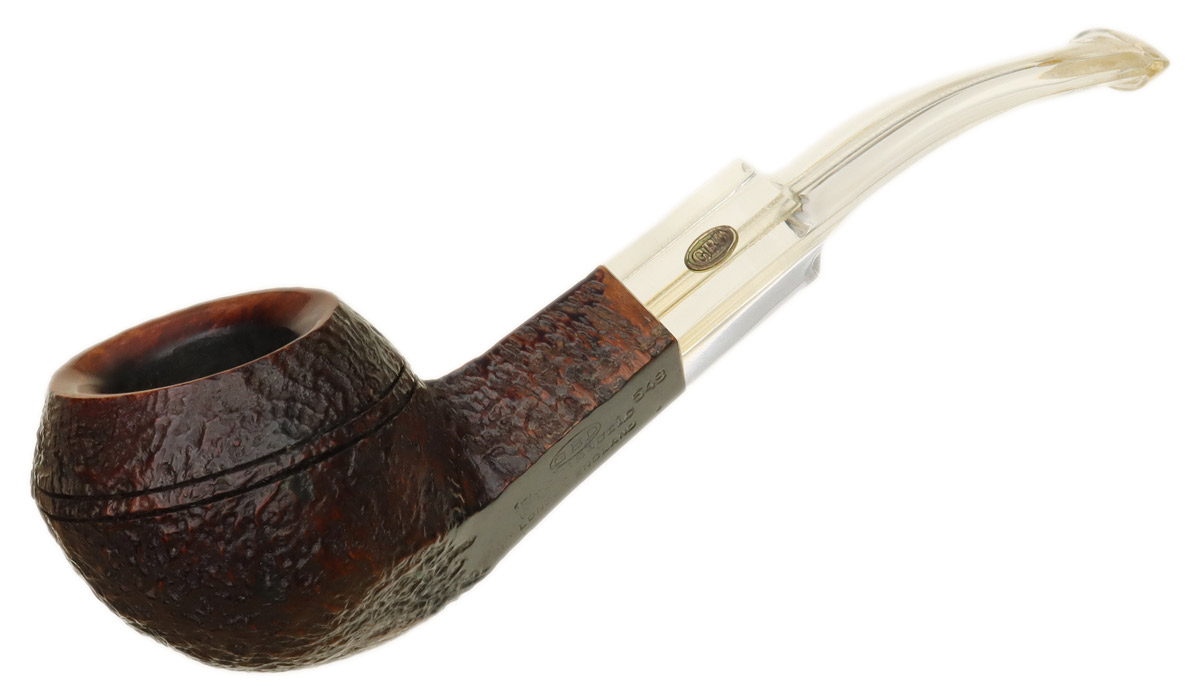 English Estate GBD Prehistoric Bent Bulldog with Perspex Stem (549 ...