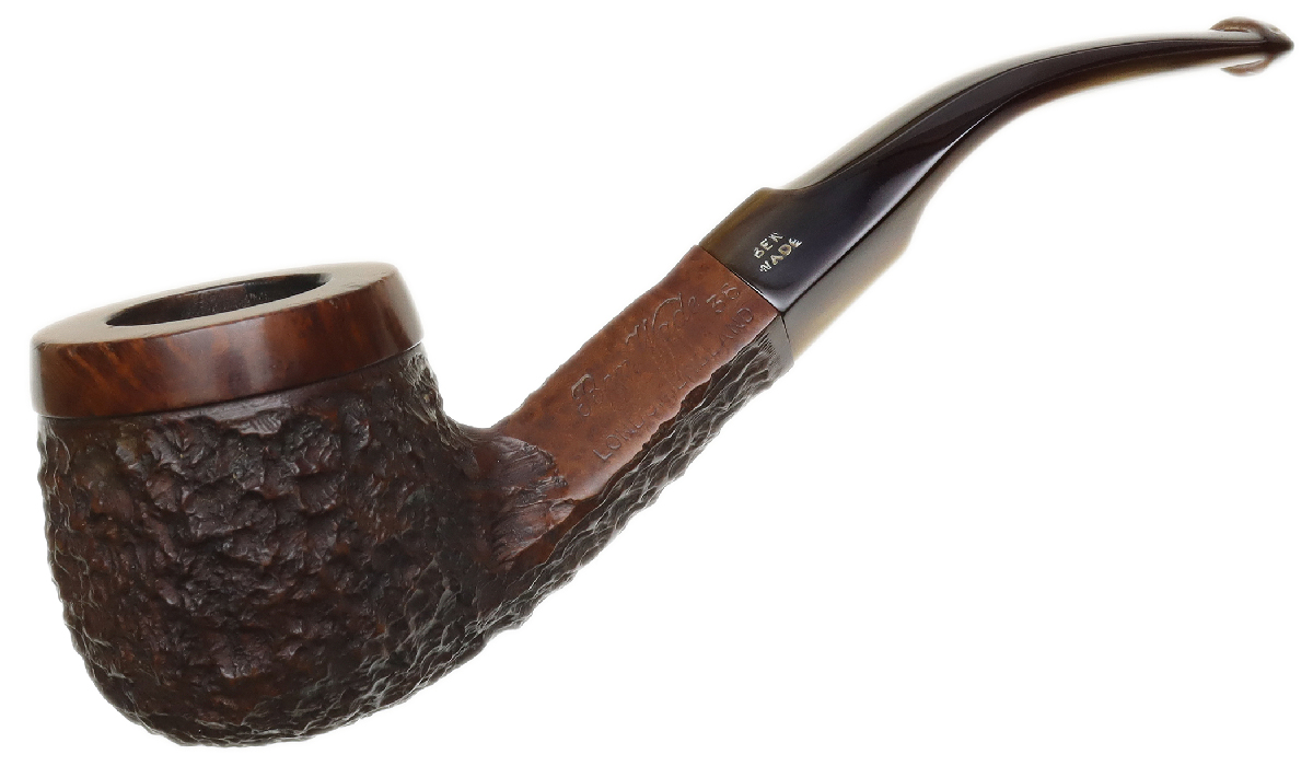 English Estate Ben Wade Partially Rusticated Bent Pot (36)