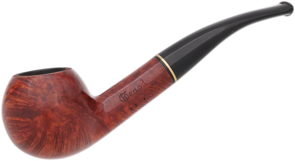 French Estate Genod Prestige Smooth Bent Apple with Brass (1789)