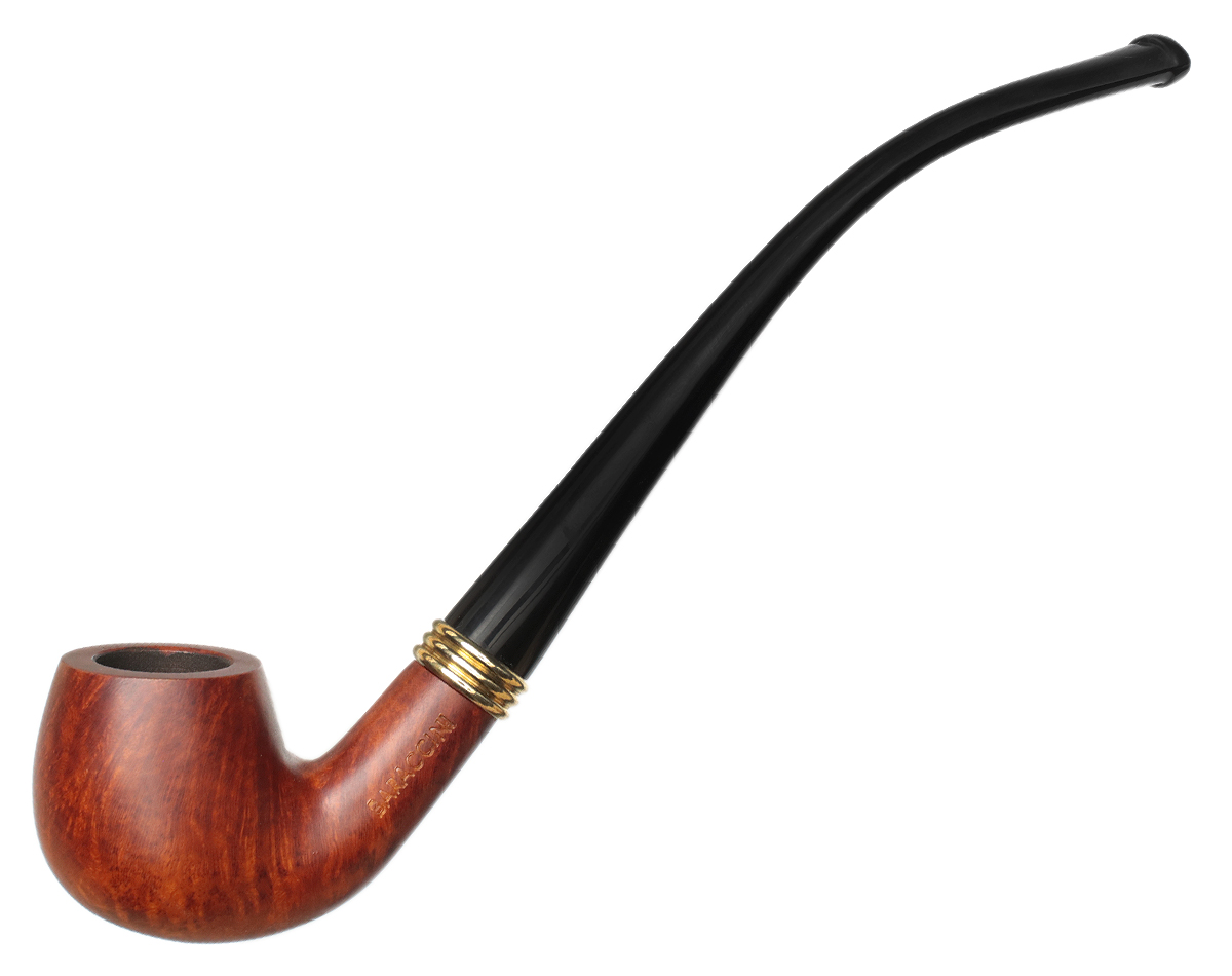 Italian Estate Baraccini Smooth Mini Churchwarden (6mm) (Unsmoked)