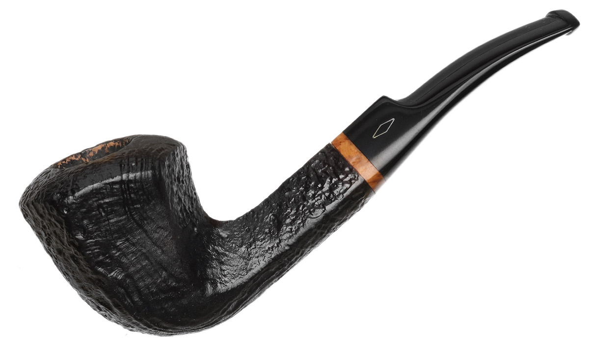 Italian Estate Brebbia Sabbiata Nera Paneled Bent Dublin (880)