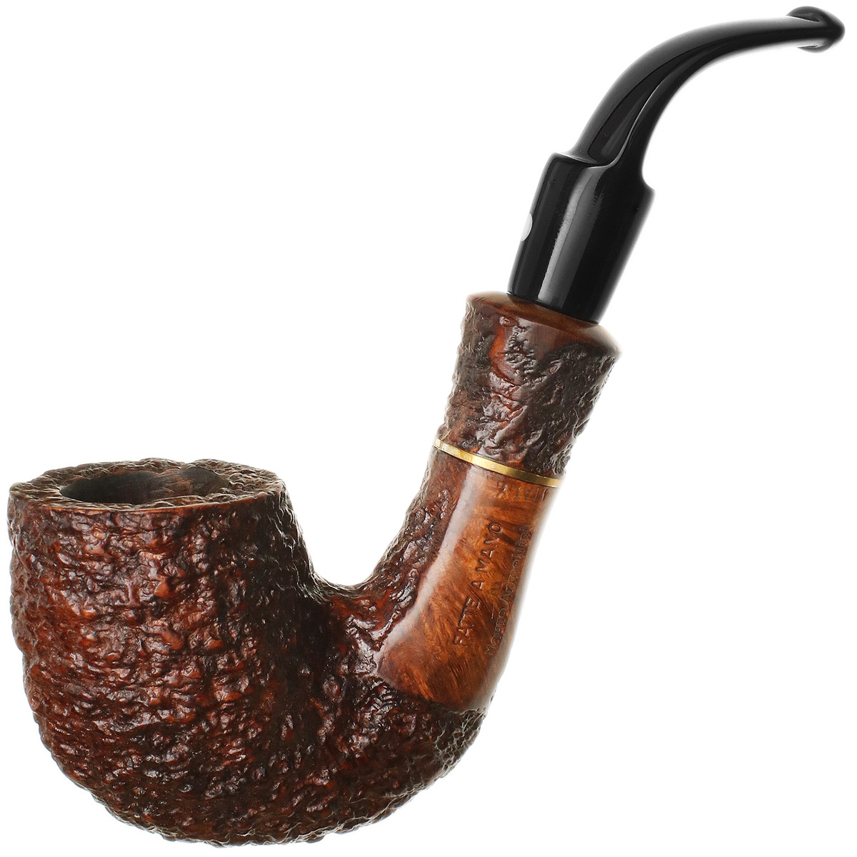 Italian Estate Mauro Armellini Rusticated Bent Billiard