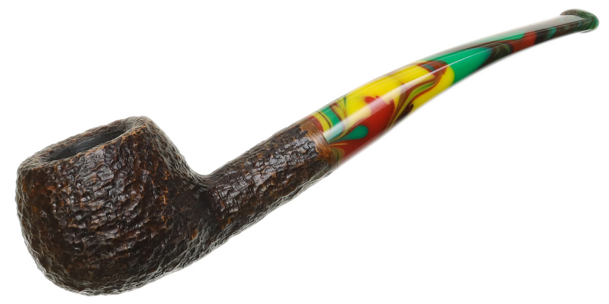 Italian Estate Savinelli Gianduia Rusticated Black (315 KS) (6mm)
