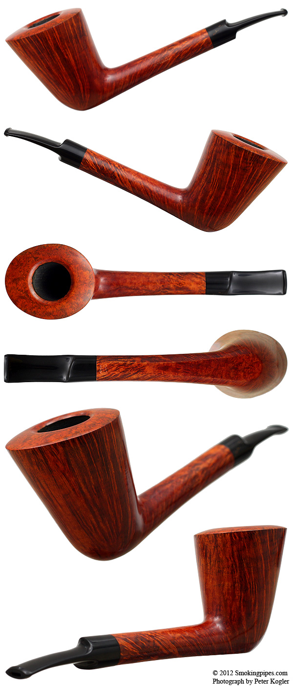 Italian Estate Savinelli Autograph Bent Dublin (000) (1970s) (Unsmoked)