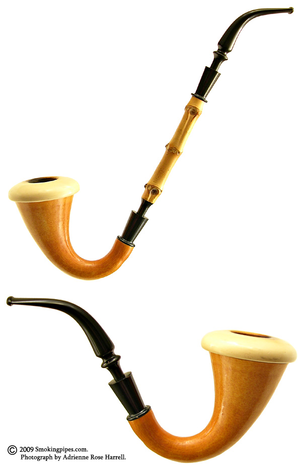 Misc. Estate Gourd Calabash with Bamboo Shank