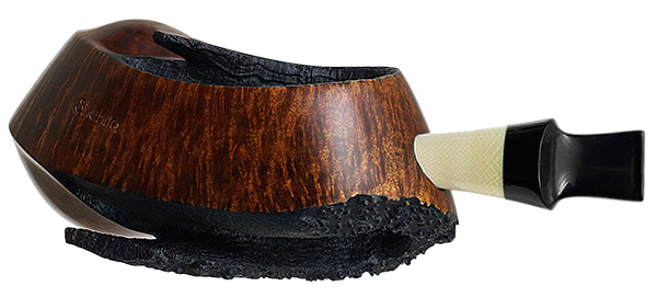 Estate Pipes » Misc. Estates » Konstantin Shekita Partially Sandblasted ...