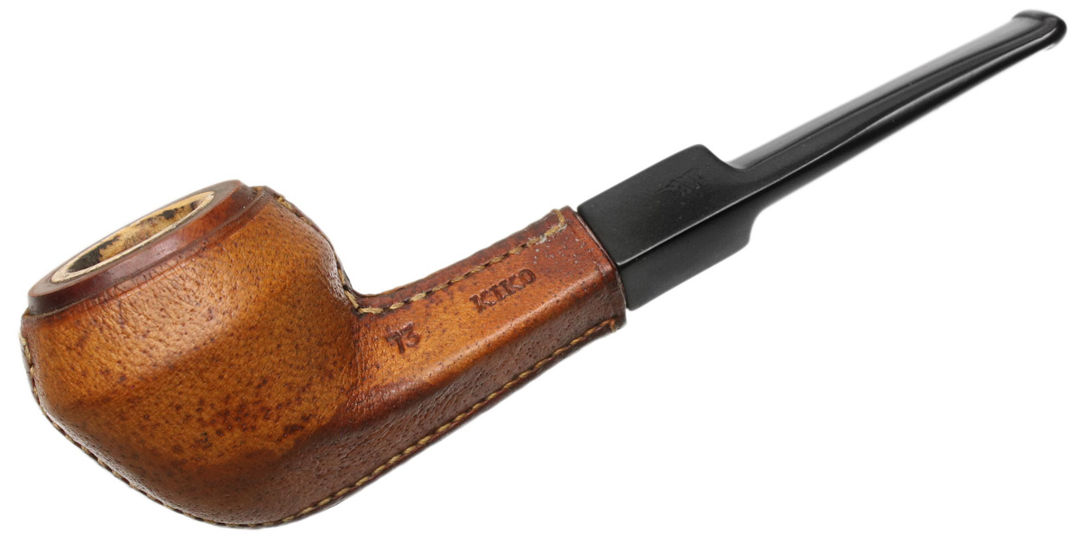 Misc. Estate Kiko Leather Wrapped Meerschaum Lined Bulldog (73)