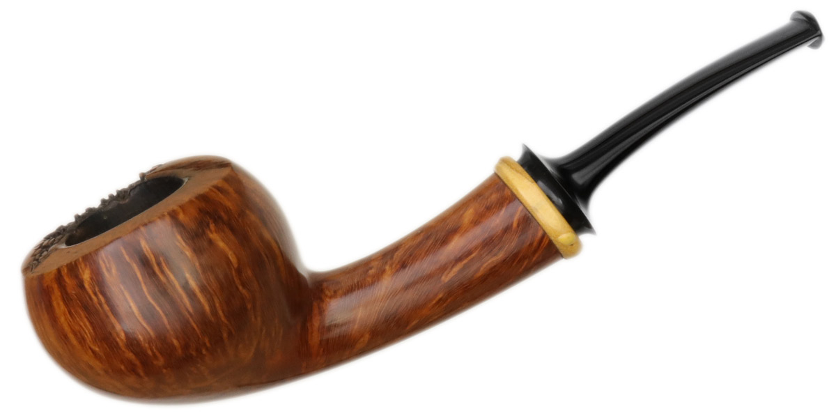 Estate Pipes » Misc. Estates » Martin Paljesek Smooth Bent Pot with Bamboo
