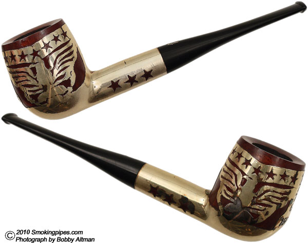 American Estate Jobey Bicentennial Silver Covered Pipe (1976) (#1313 ...