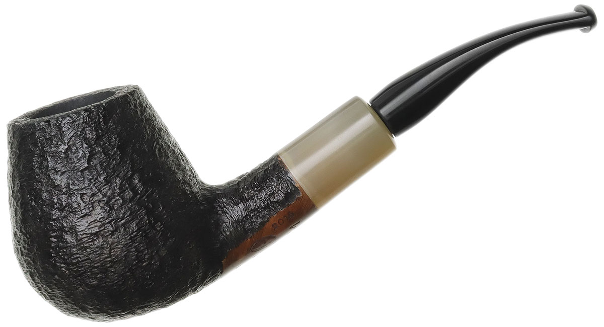 American Estate Randy Wiley Rusticated Bent Brandy with Horn (Pipes ...
