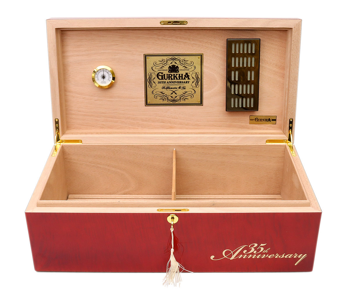 35th Anniversary Humidor (with 75 Cigars) - Gurkha Cigars