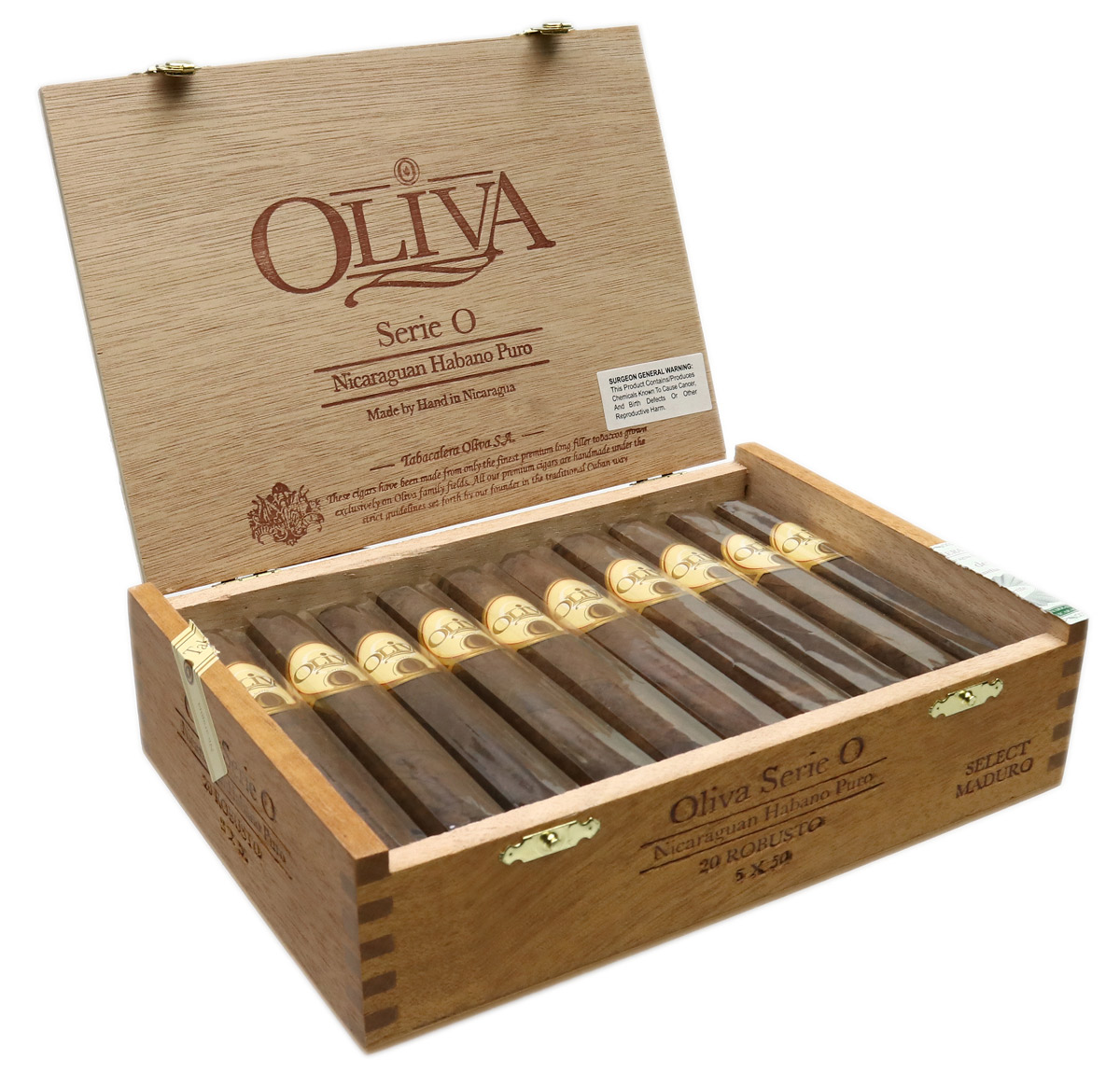Cigars » Oliva » Serie O Maduro Robusto