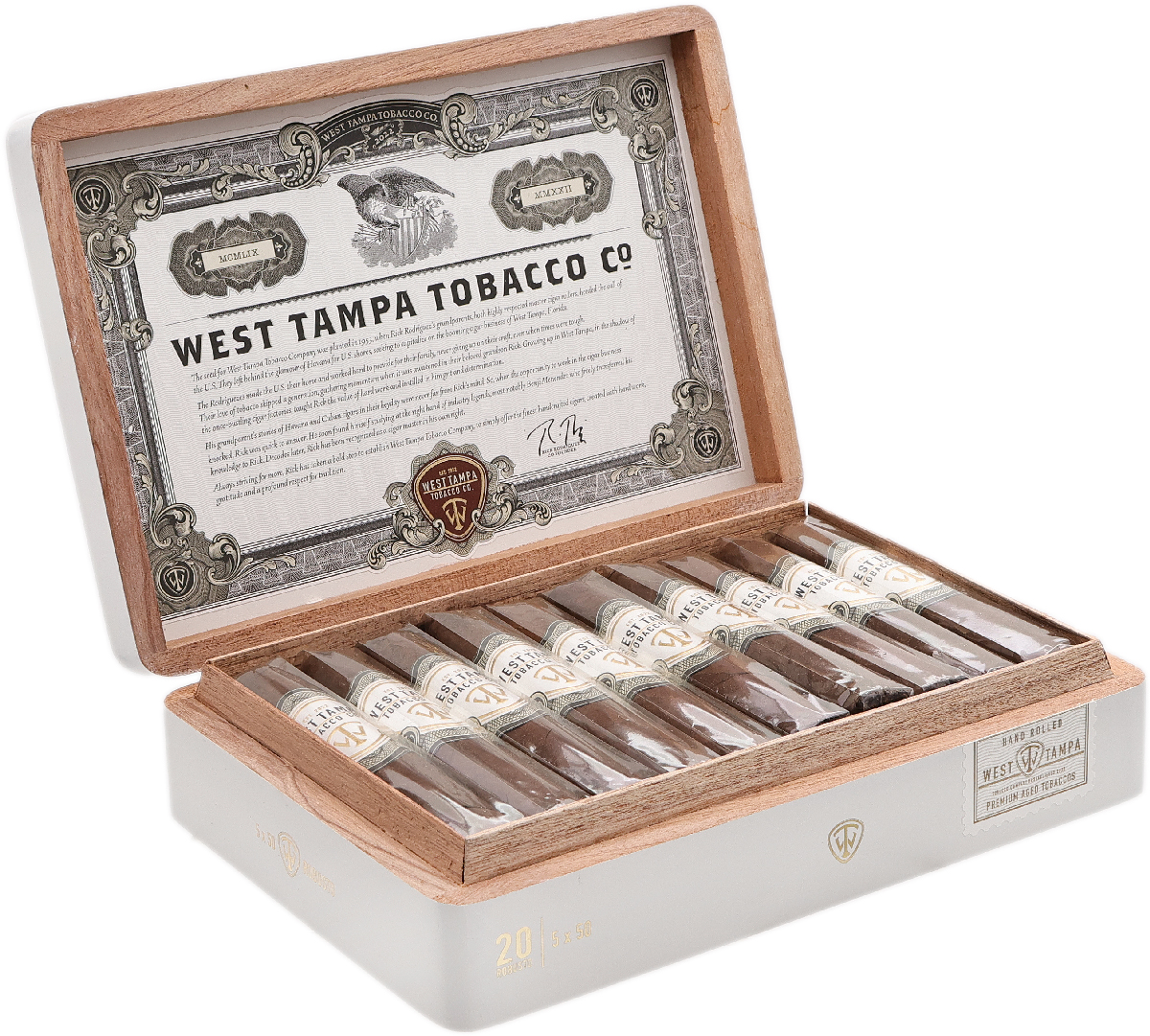 White Robusto Cigar - West Tampa Tobacco Co. | Smokingpipes