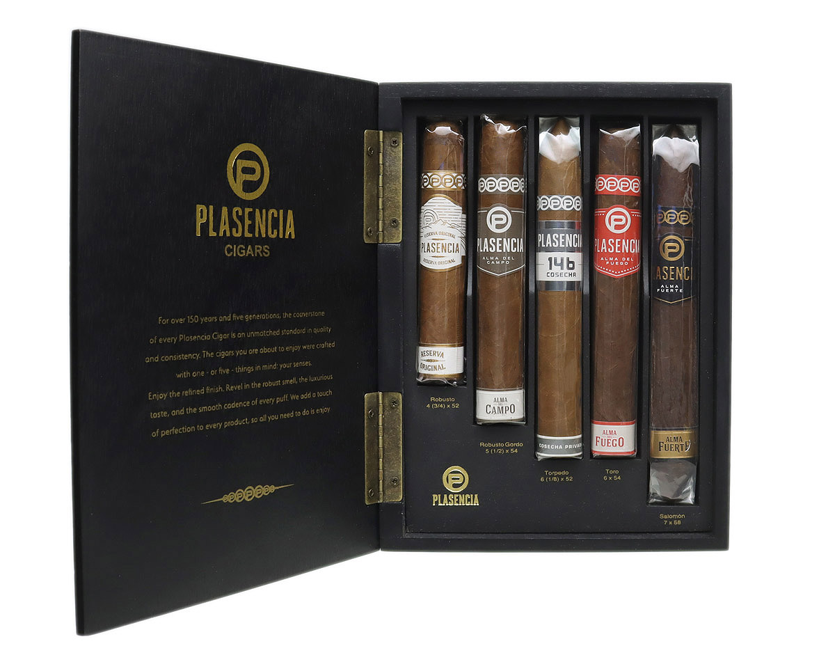 5-Cigar Sampler Box Set - Plasencia Cigars | Smokingpipes