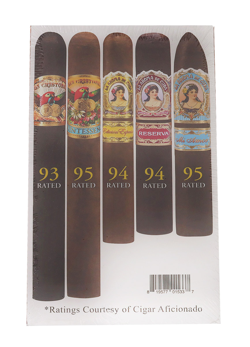 La Aroma de Cuba and San Cristobal 5 Cigar Sampler