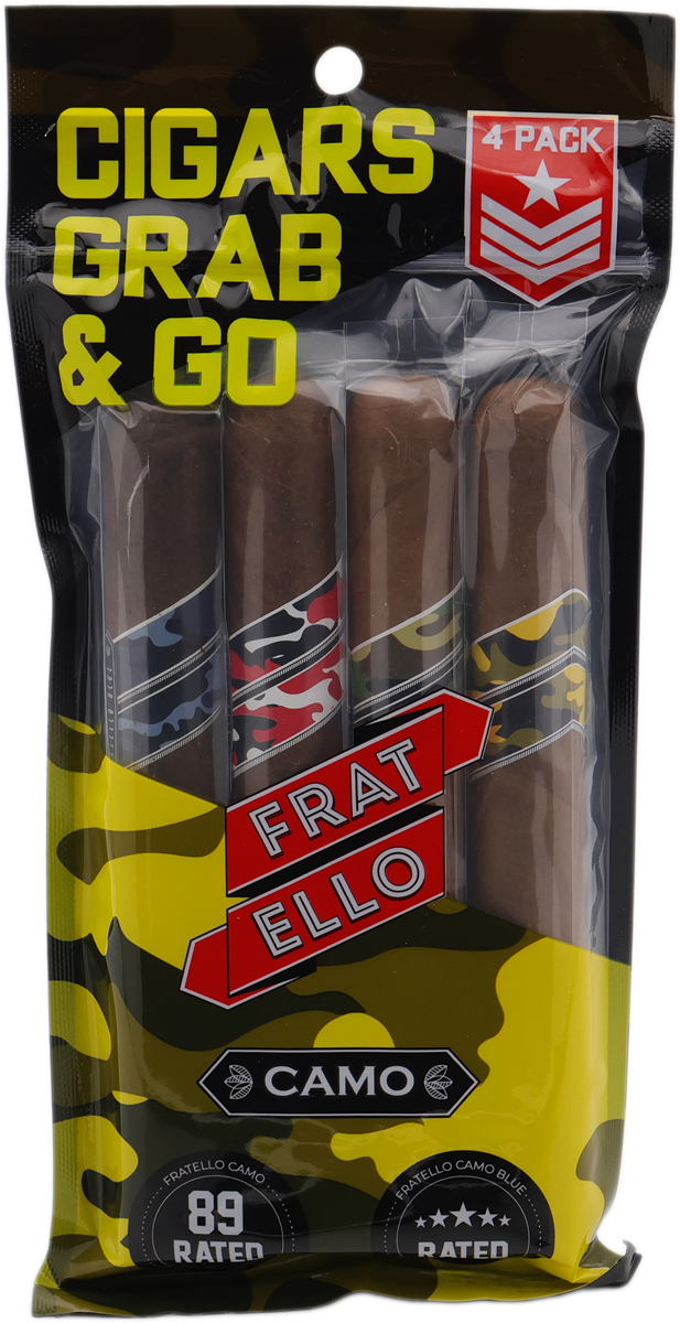 Fratello Camo 4 Cigar Fresh Pack - Cigar Sampler Packs