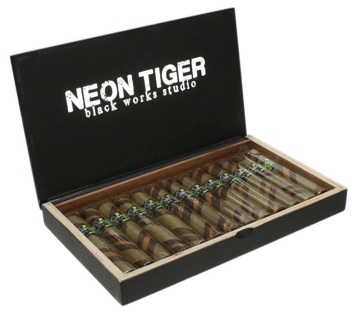 BLK WKS Studio Neon Tiger - Black Label Cigars | Smokingpipe