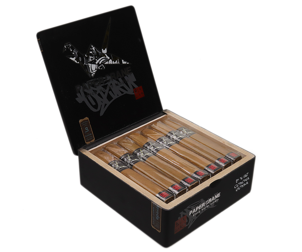 BLK WKS Paper Crane Corona Gorda Box Press | Smokingpipes