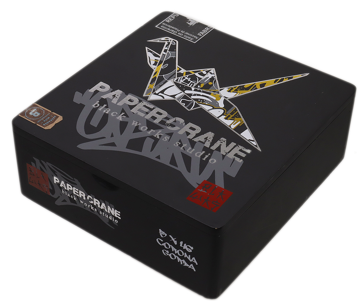 BLK WKS Paper Crane Corona Gorda Box Press | Smokingpipes