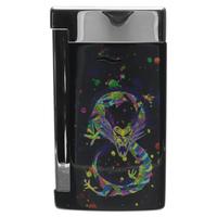 Slim 7 Lighter Dragon Black/Chrome - S.T. Dupont