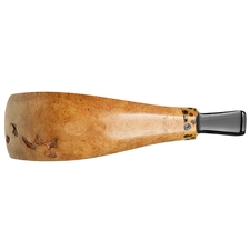 Werner Mummert Partially Sandblasted Paneled Horn with Uxi Nut