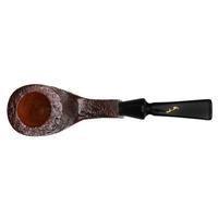 Savinelli Autograph Autograph Sandblasted Bent Billiard Sitter