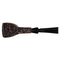 Savinelli Autograph Autograph Sandblasted Bent Billiard Sitter